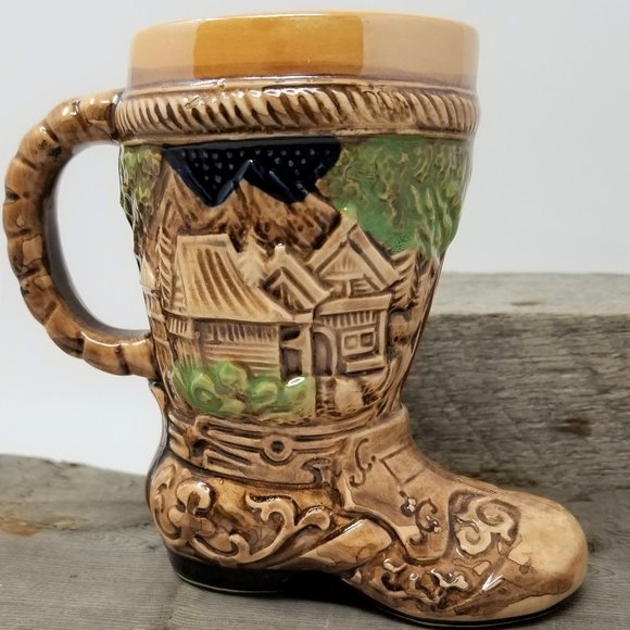 Vintage | Accents | Vintage Boot Mug Made In Japan Collector | Poshmark